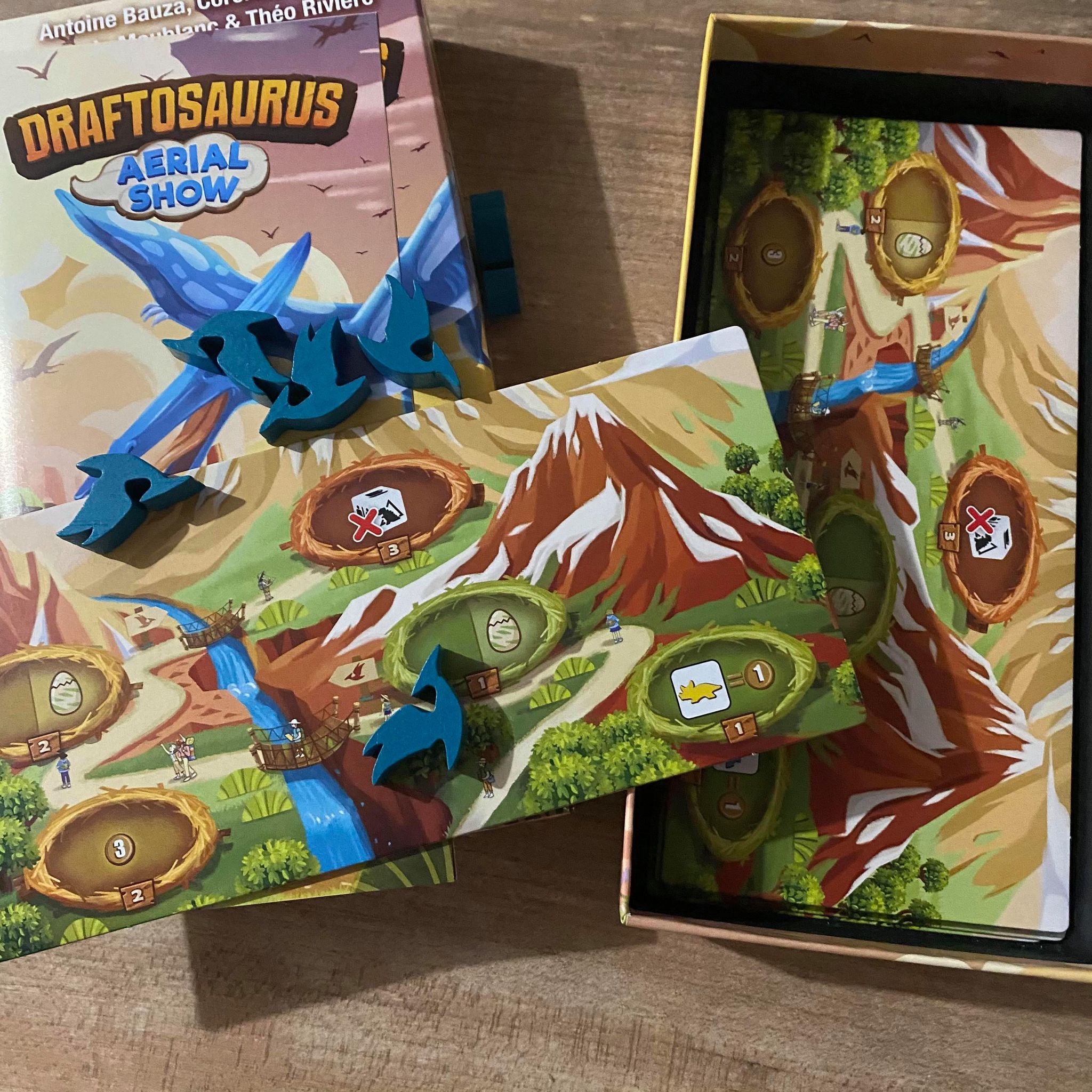 Test: Draftosaurus extensions Aerial Show et Marina | Le Labo des Jeux